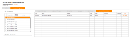 Web modules: WAM, Weboperator and STM - SECURITHOR Monitoring Software